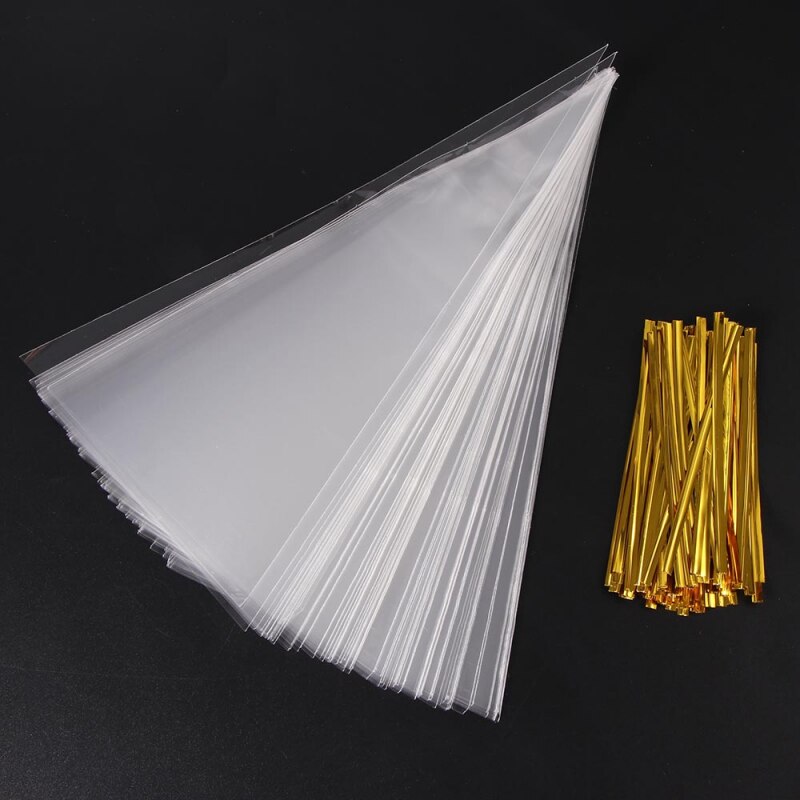 100pcs Triangle Candy Bag Self-adhesive Cookie Bag... – Grandado