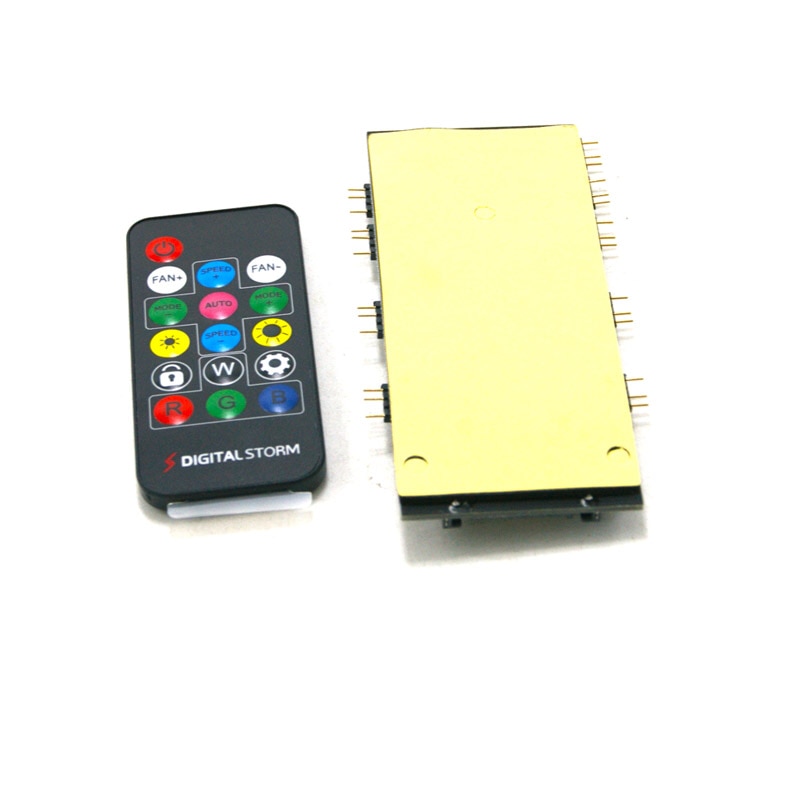 RGB Fan Hub PWM Controller 2 In 1 5V 3Pin A-RGB + ... – Vicedeal