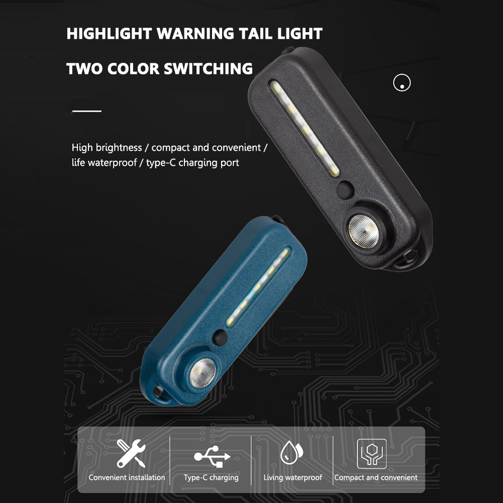 LED Red Blue Shoulder Police Light with Clip USB C... – Grandado