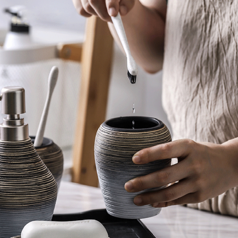 Toothbrush Holder Soap Dispenser Emulsion Bottle M... – Vicedeal