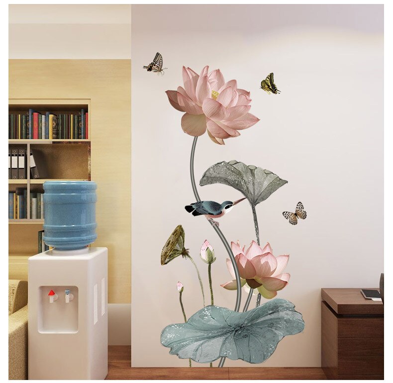3D Flower Vinyl Wall Stickers Living Room Home Dec... – Grandado