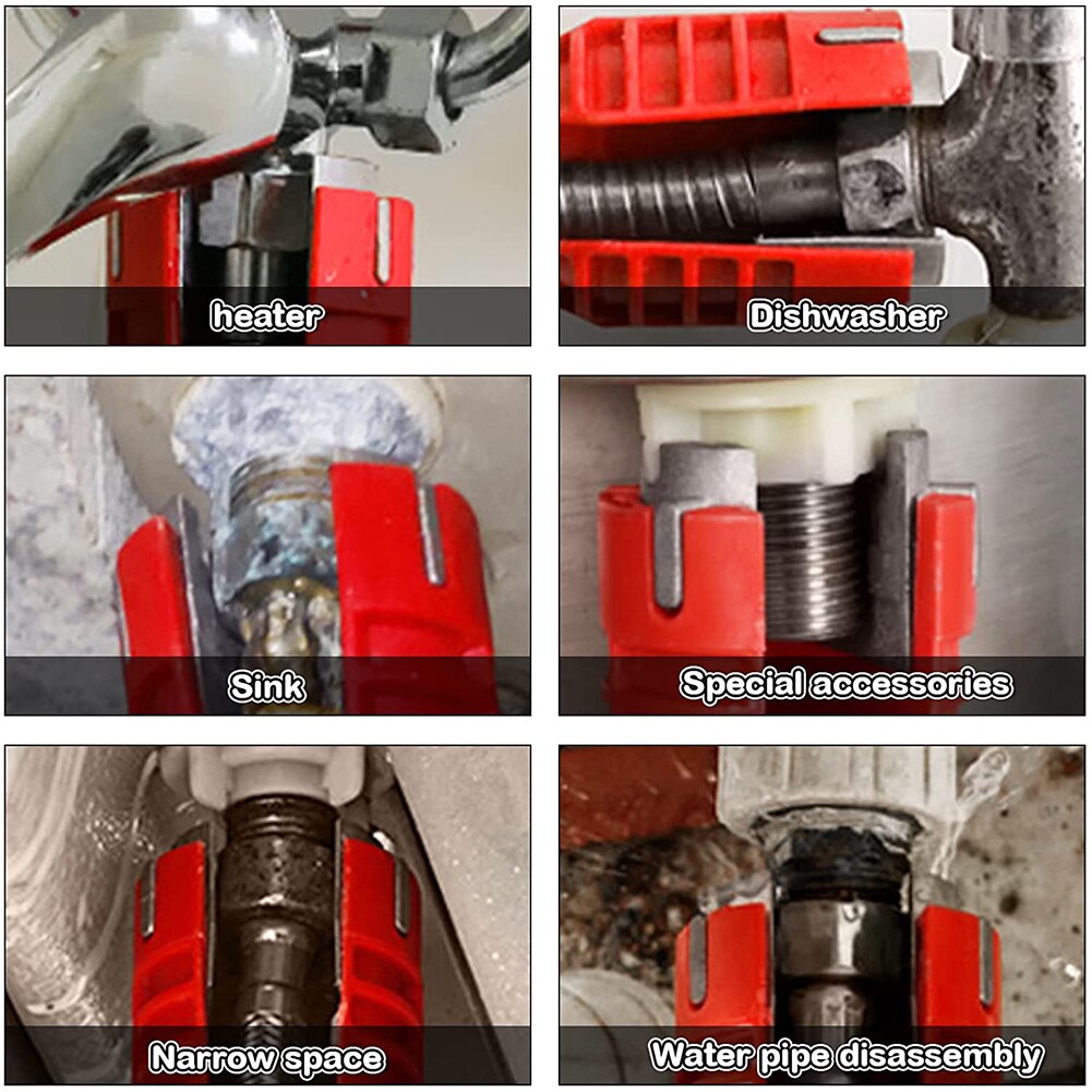 8 In 1 Anti-slip Handle Faucet and Sink Installer ... – Grandado