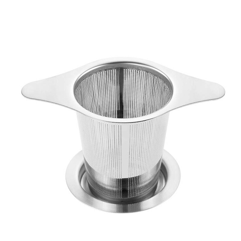 Rvs Thee Filter Infuse Zeef Met Twee Tabs Deksel V... – Grandado