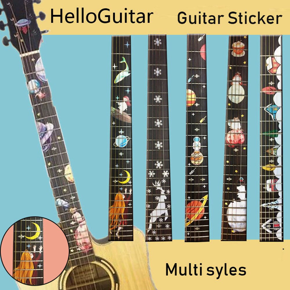 1 PC Ultra Thin Sticker Cross Inlay Decals Fretboa... – Grandado