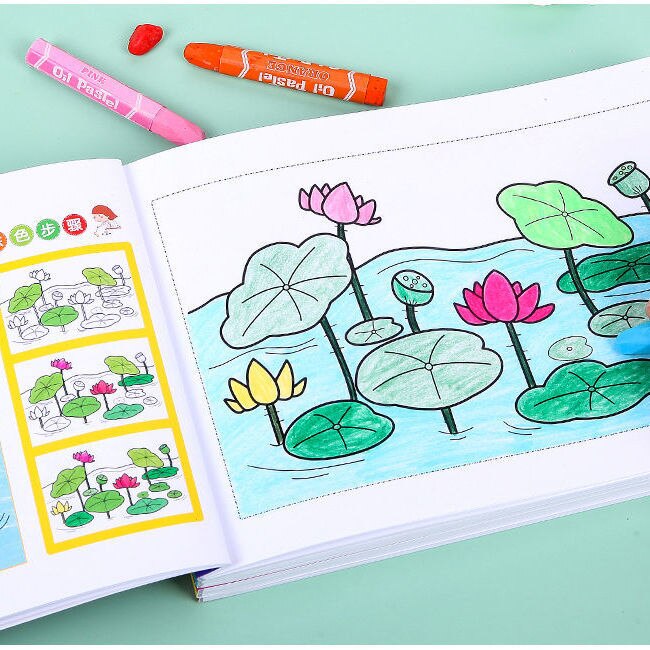 6Books/sets Doodle coloring book Baby Enlightenmen... – Grandado