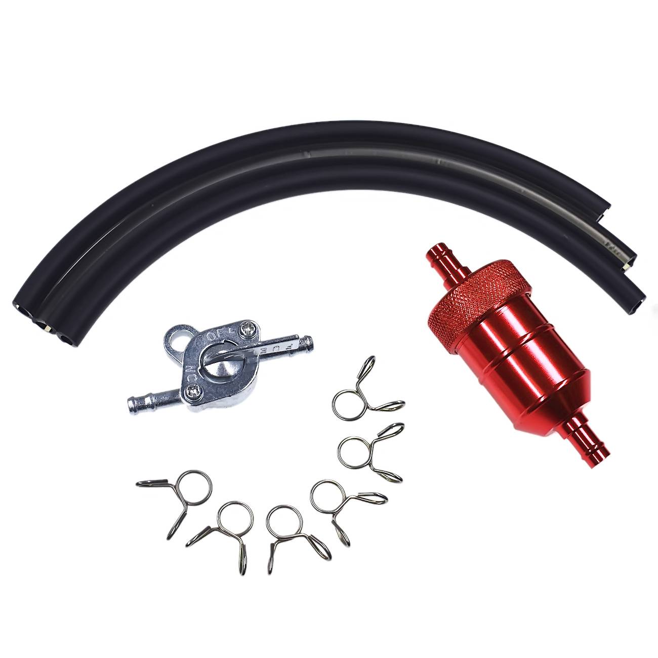 Fuel filter & fuel line & switch for 50cc 70cc 110... – Grandado