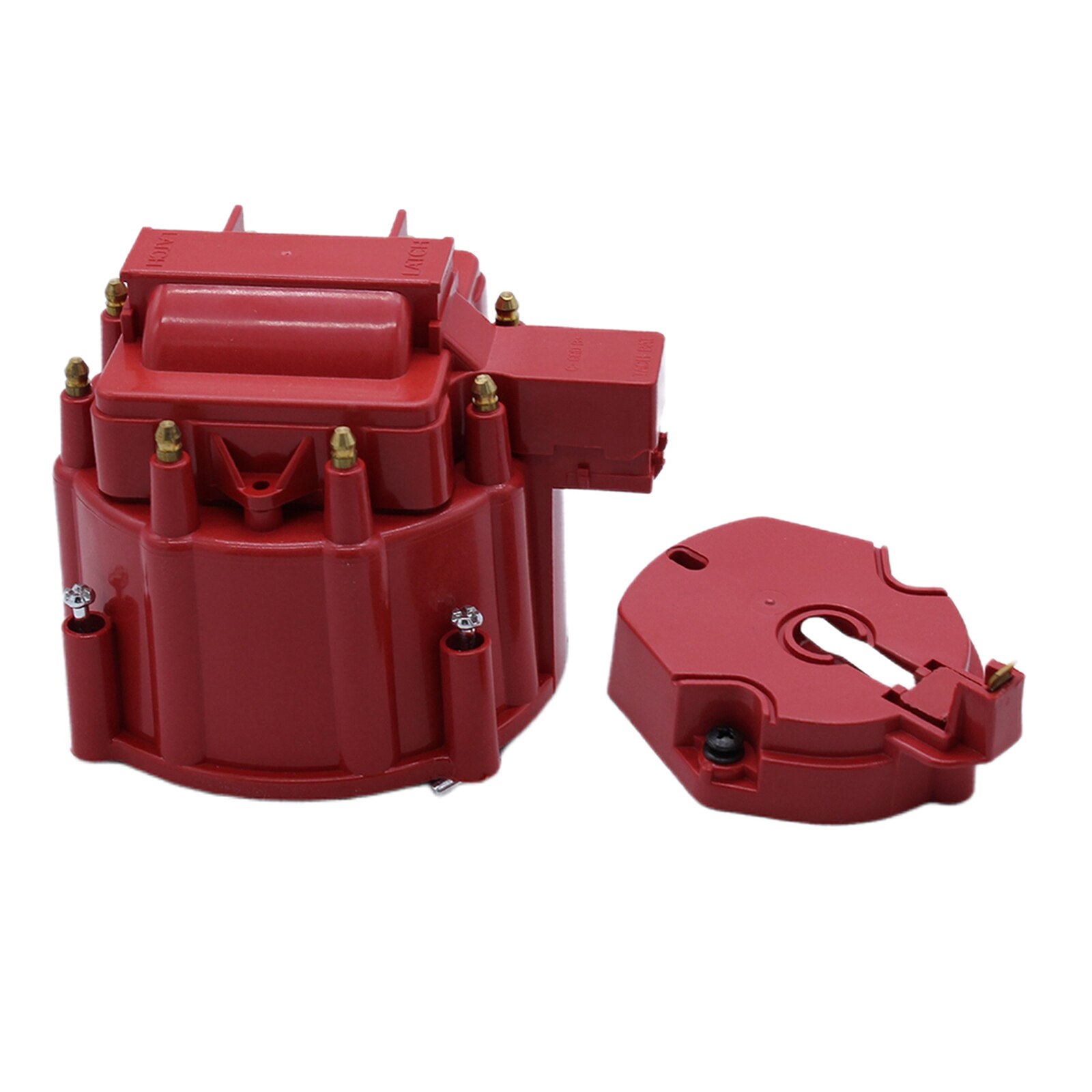 Red Distributor Cap & Rotor Kit For SBC 305 35... – Vicedeal