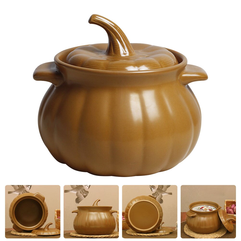 Kitchen Ceramic Soup Pot Heat-resistant Mini Casse... – Grandado