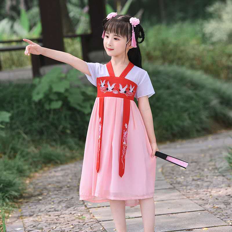 Chinese Traditional Hanfu Ancient Fairy Children's... – Grandado