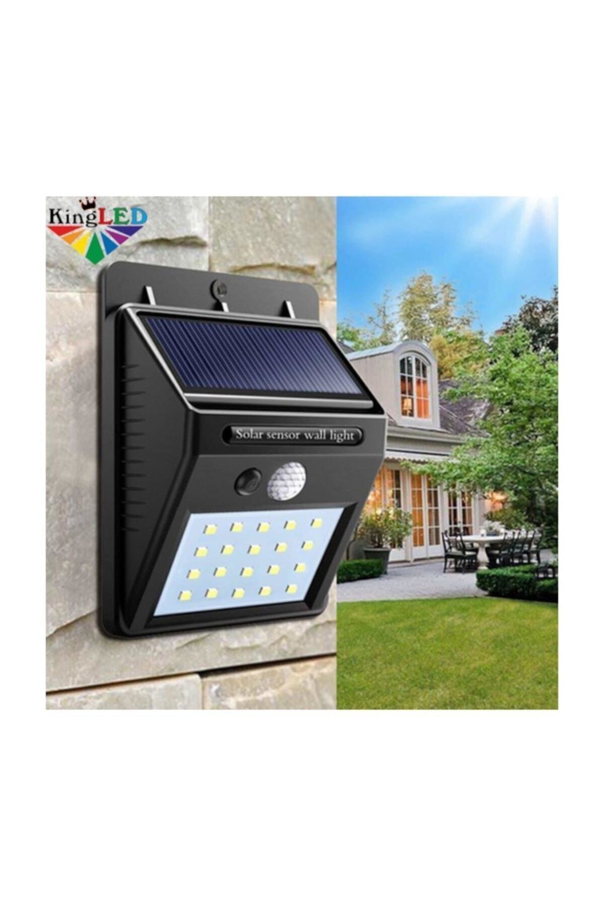 20 LED Light Solar Lamp PIR Motion Sensor Solar Po... – Grandado