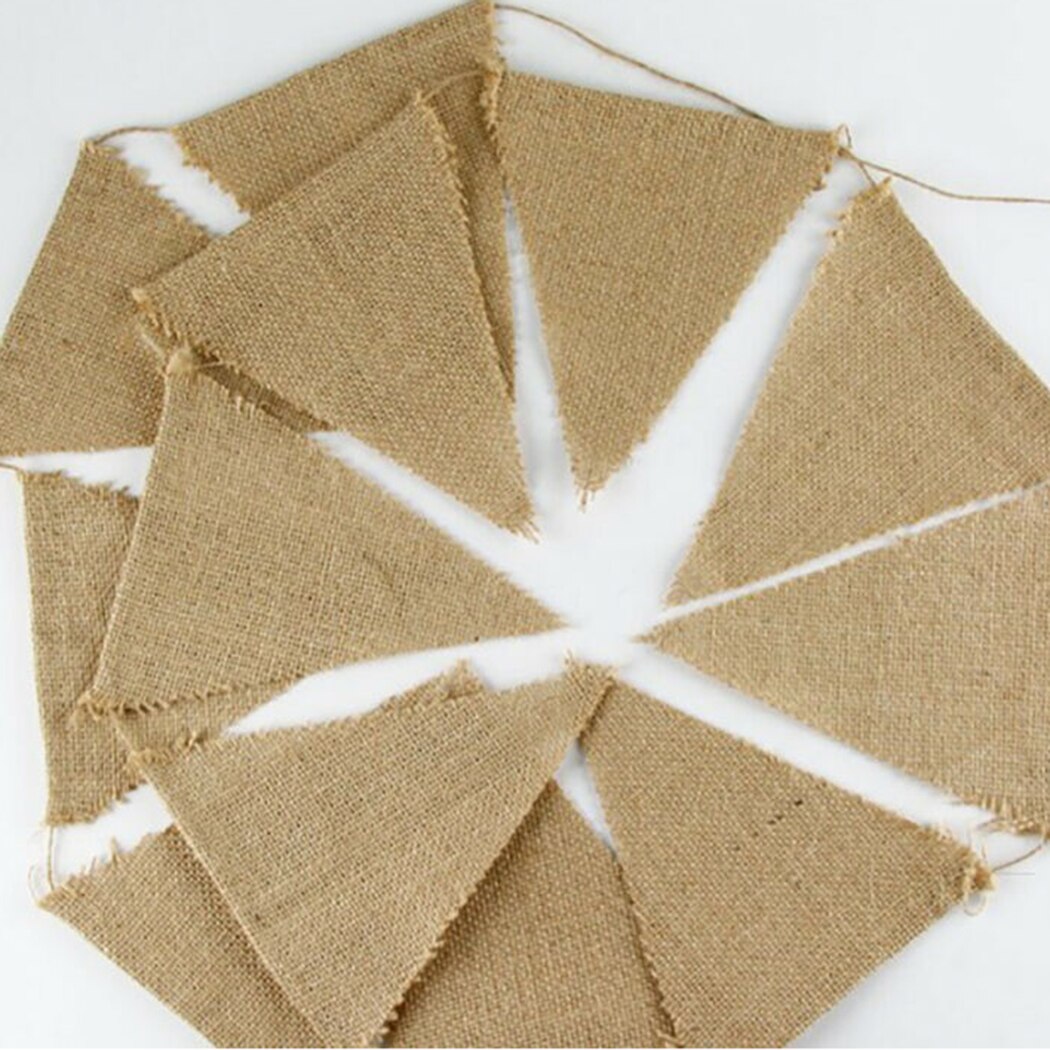 13 Flags Bunting Brown Rooms Parties Shopping mall... – Vicedeal