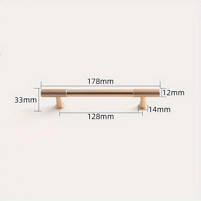 Golden aluminum alloy Cabinet Handles Drawer Pulls... – Grandado