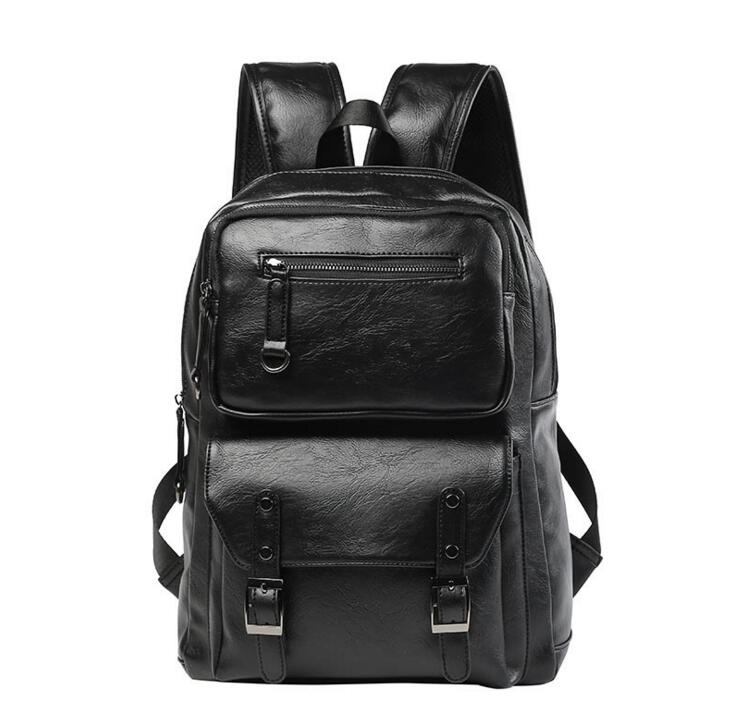 ETN BAG 081216 good man leather backpack student s... – Grandado