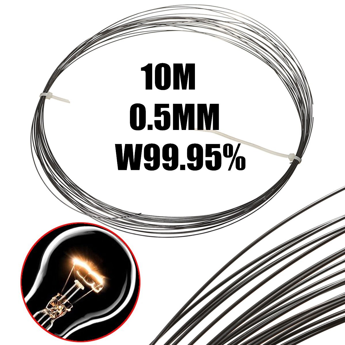 10M (32.8FT) Purity 99.95% Tungsten W Wire Diamete... – Grandado