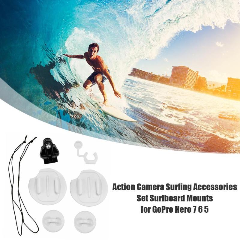 1 SET Action Camera Surfing Accessories Surfboard ... – Grandado