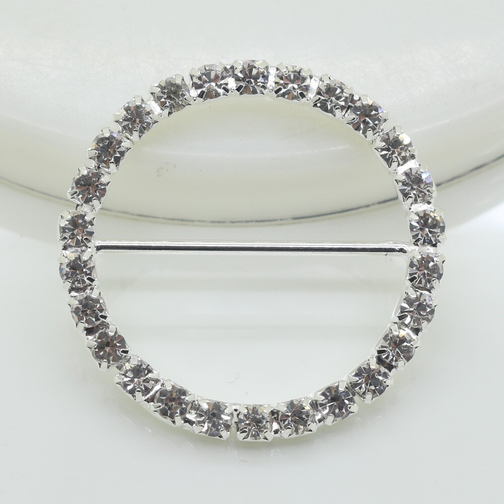 10pc 37mm Round stunning clear Rhinestone Buckles ... – Vicedeal