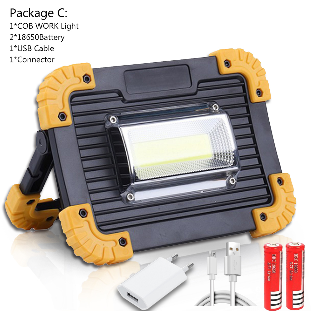 100W COB Work Lamp LED Portable Lantern Waterproof... – Grandado