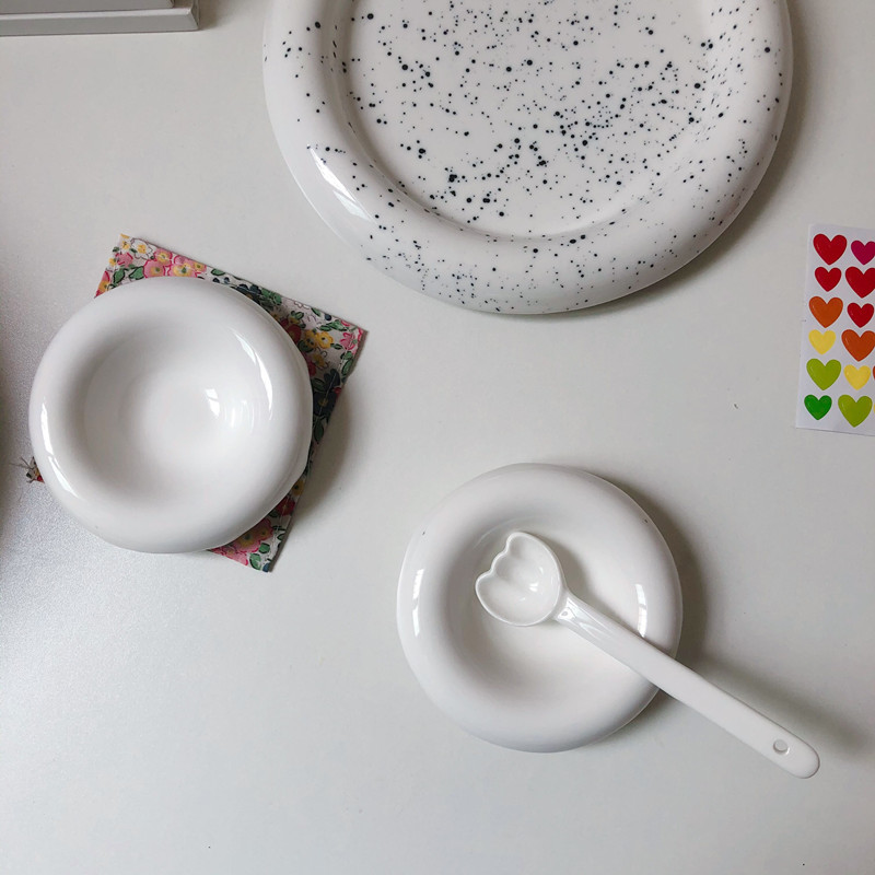 Ins Nordic Creatieve Chubby Zuiver Wit Keramische ... – Grandado