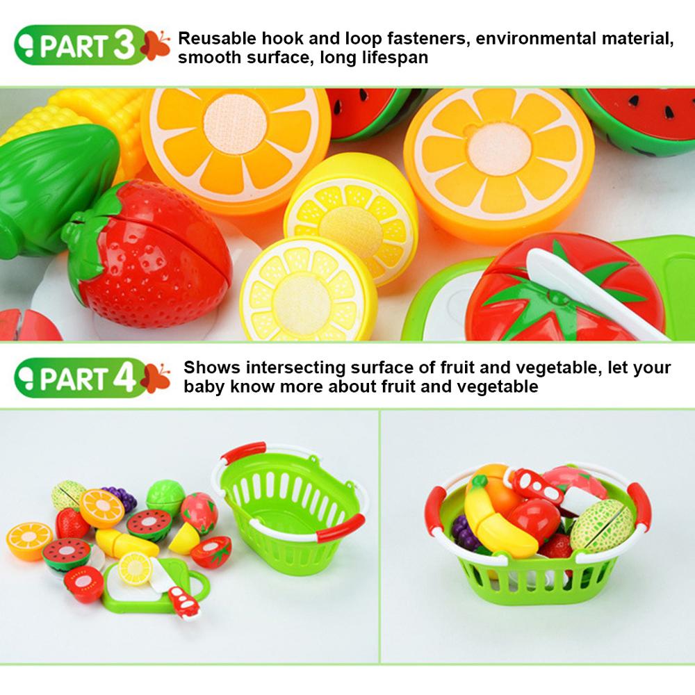 Cooks Kitchen Playset Cutting Food Play Set Vegeta... – Vicedeal