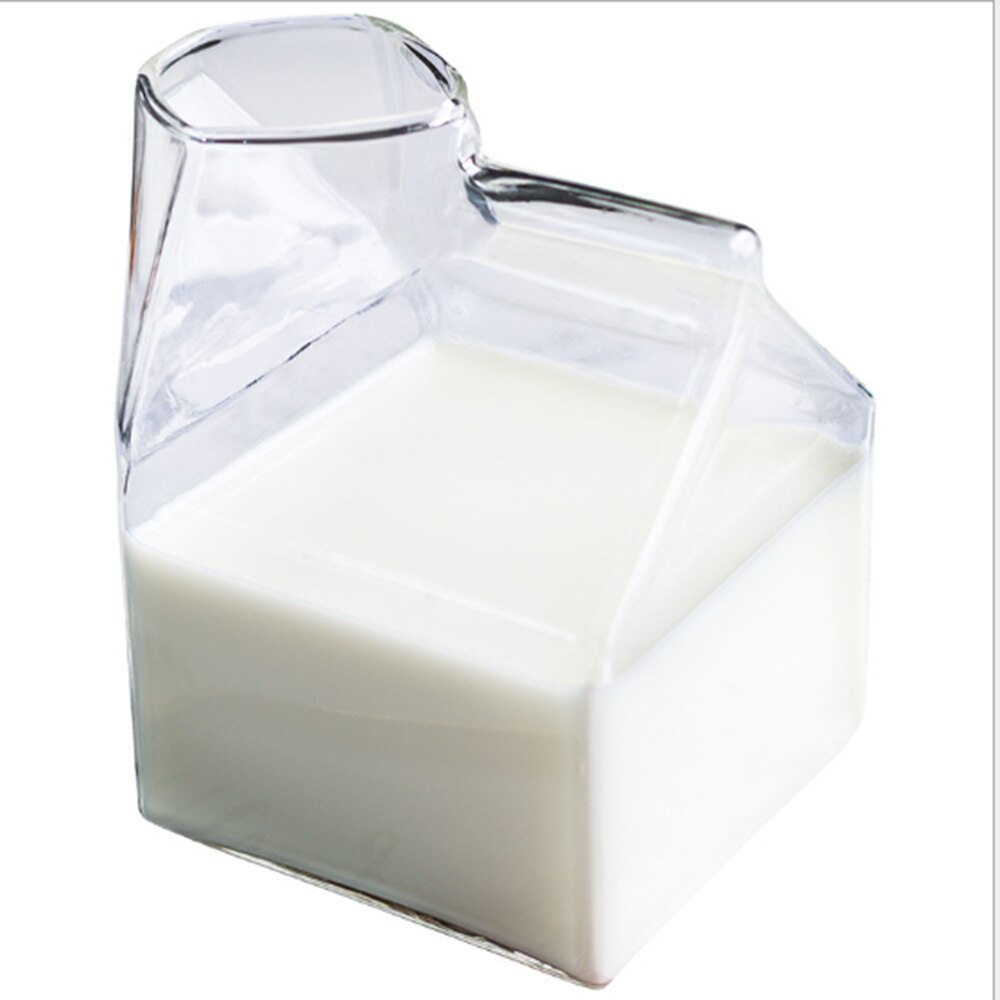 Heat-resistant glass mug microwave milk cup glass ... – Grandado
