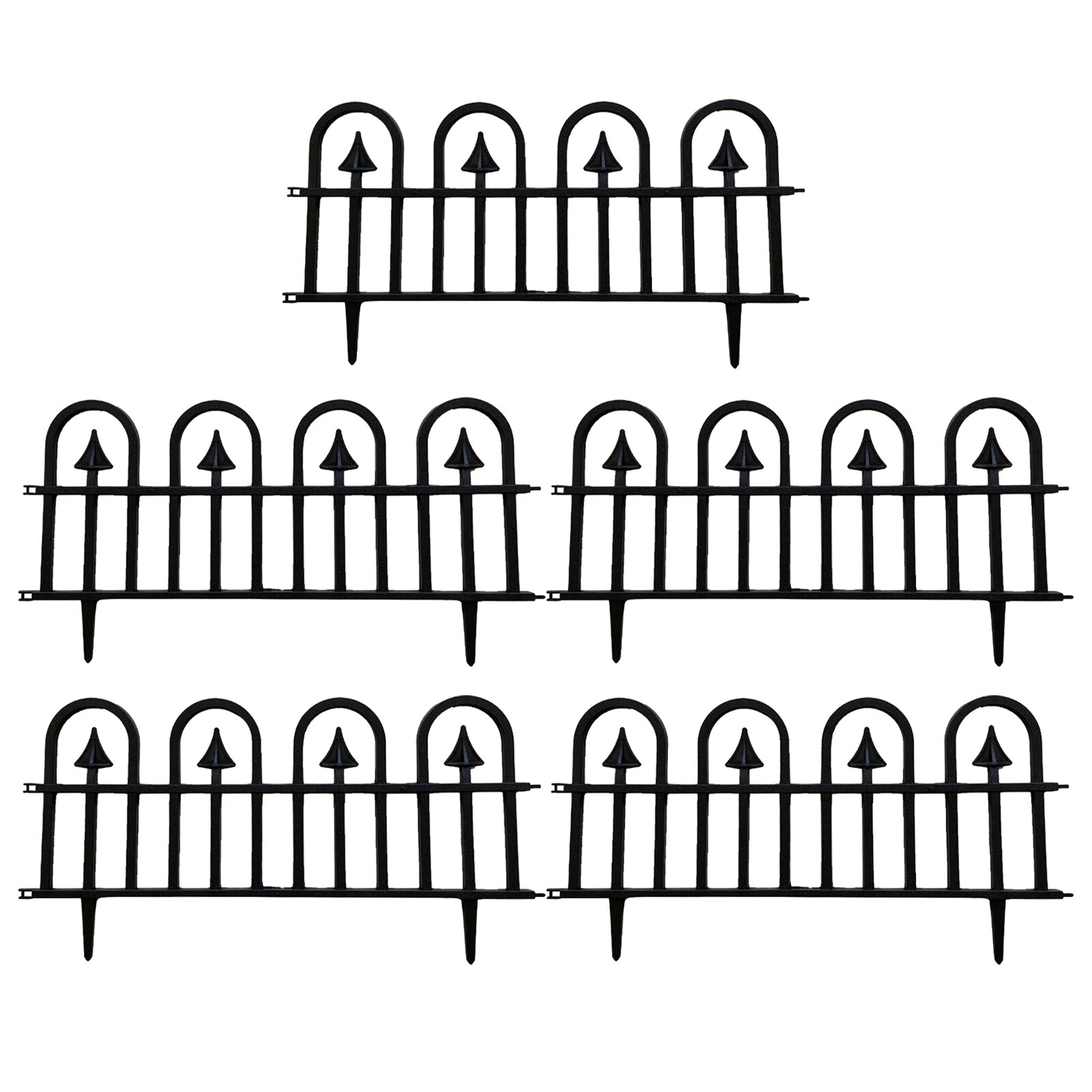 5PCS Garden Border PP Plastic Landscape Garden Bor... – Grandado
