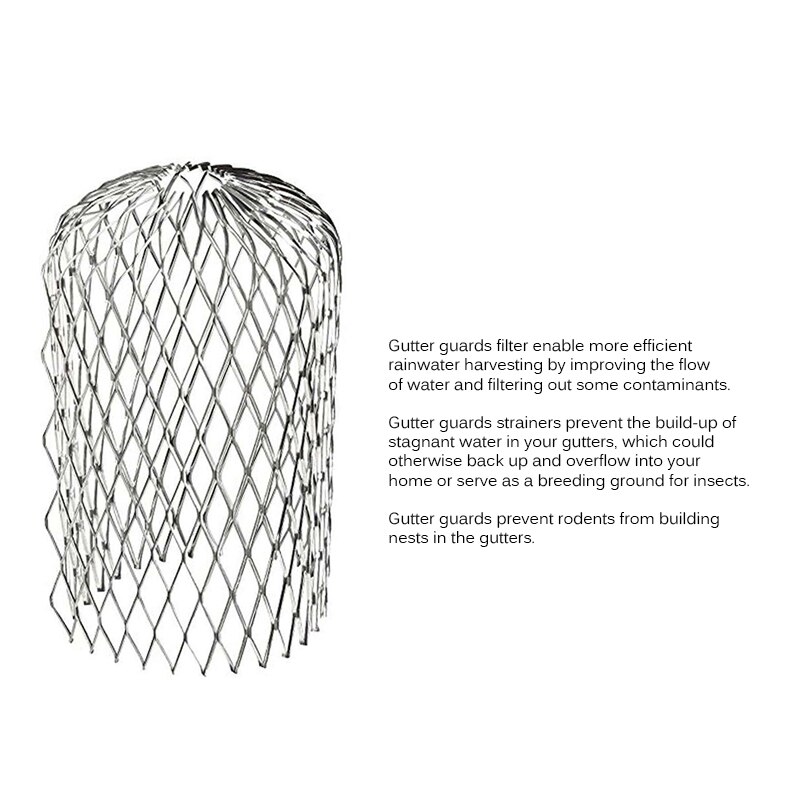 Durable Gutter Guard Downspouts Filter Strainer Pr... – Vicedeal