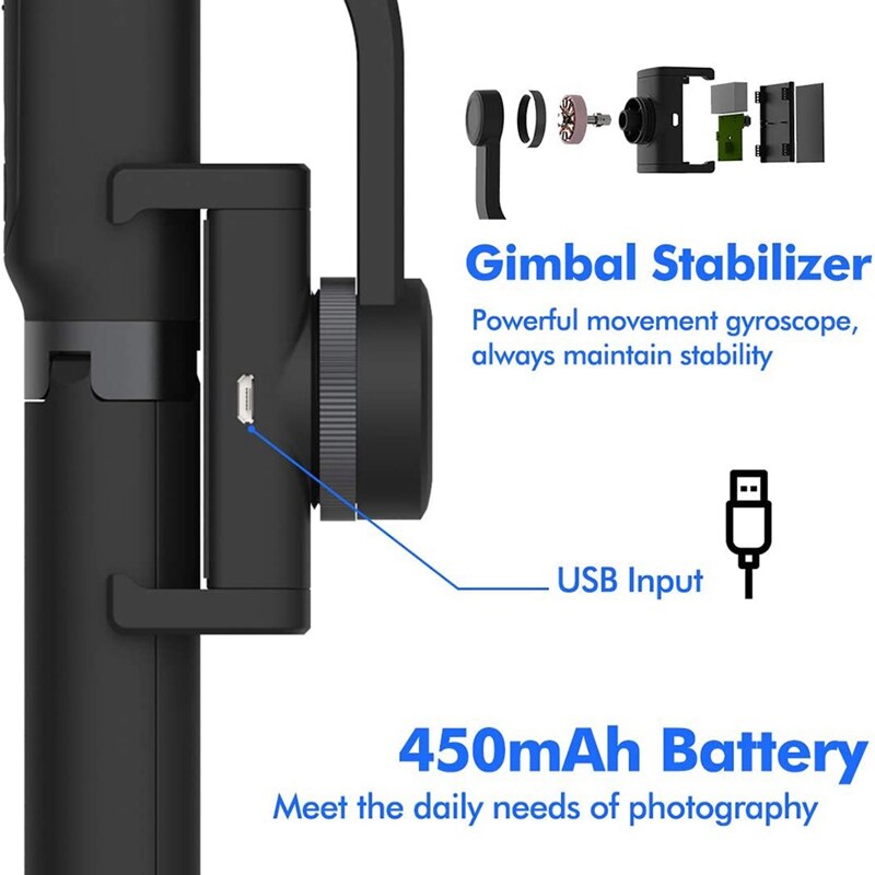 Handheld Gimbal Stabilisator Auto Balance Met Stat... – Grandado