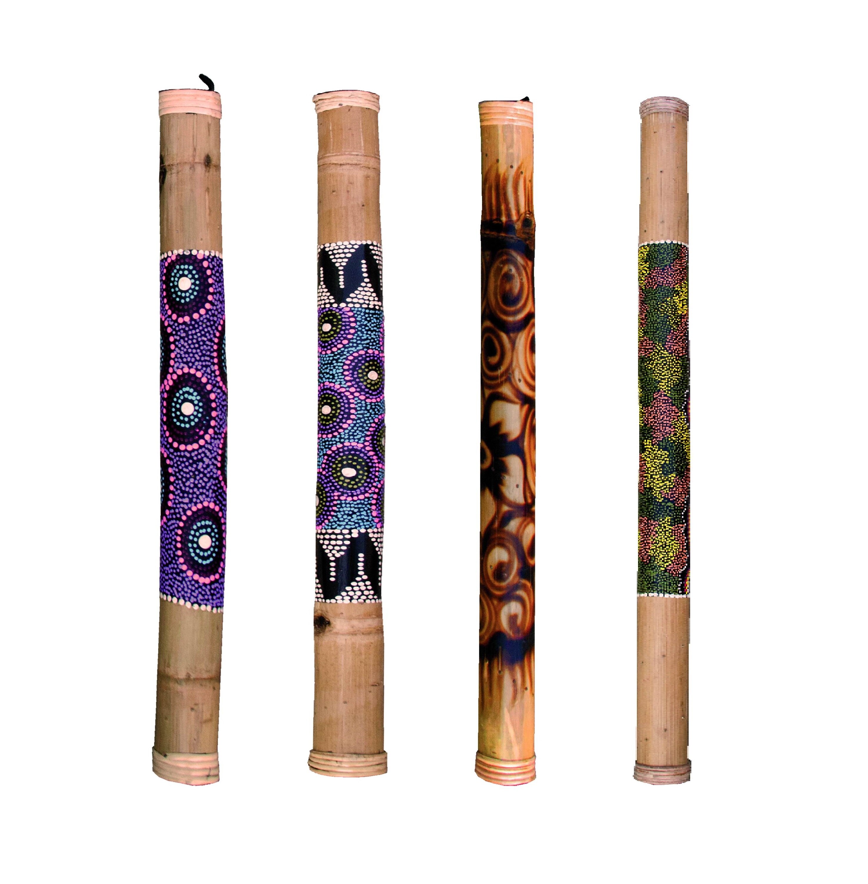 Terre Rainmaker Rainsticks Gemaakt Van Bamboe Verf... – Vicedeal