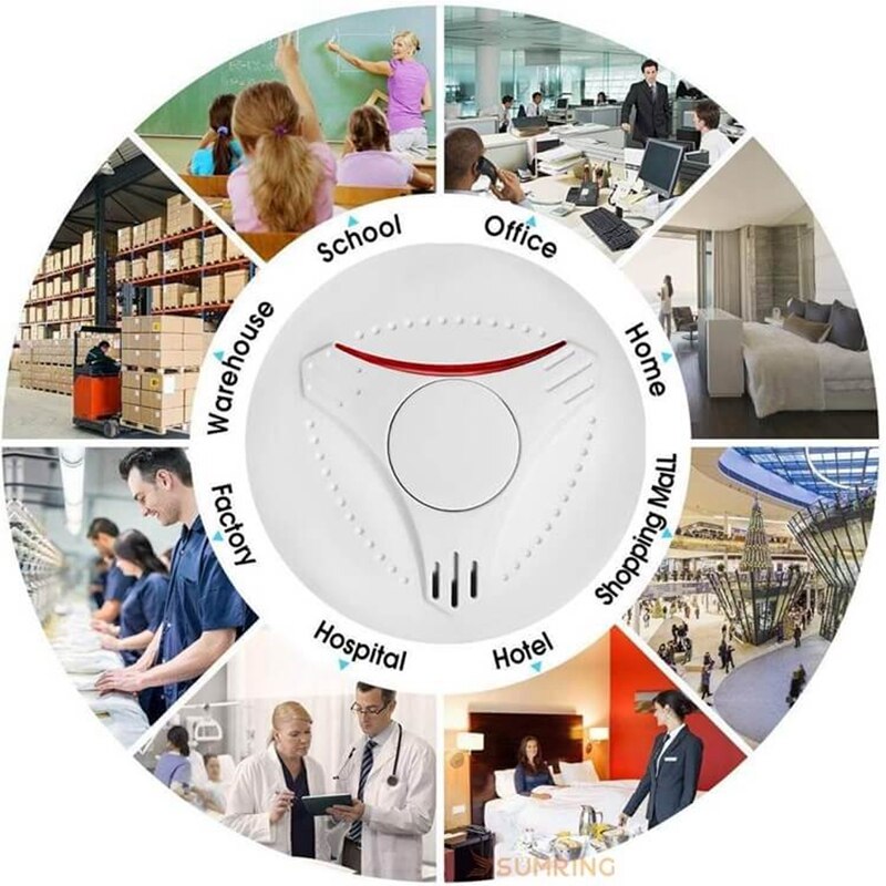 Interconnected Fire Smoke Alarms 433mhz With DC3V ... – Vicedeal