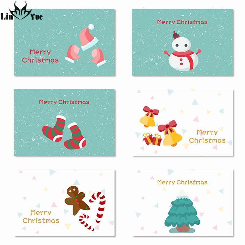 Mix Designs Merry Christmas Message Card Santa Sno... – Vicedeal