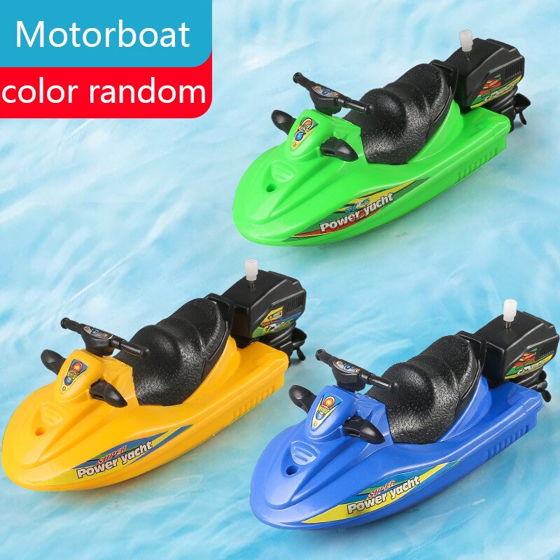 1Pc Speed Boat Ship Wind Up Toy Float In Water Kid... – Grandado