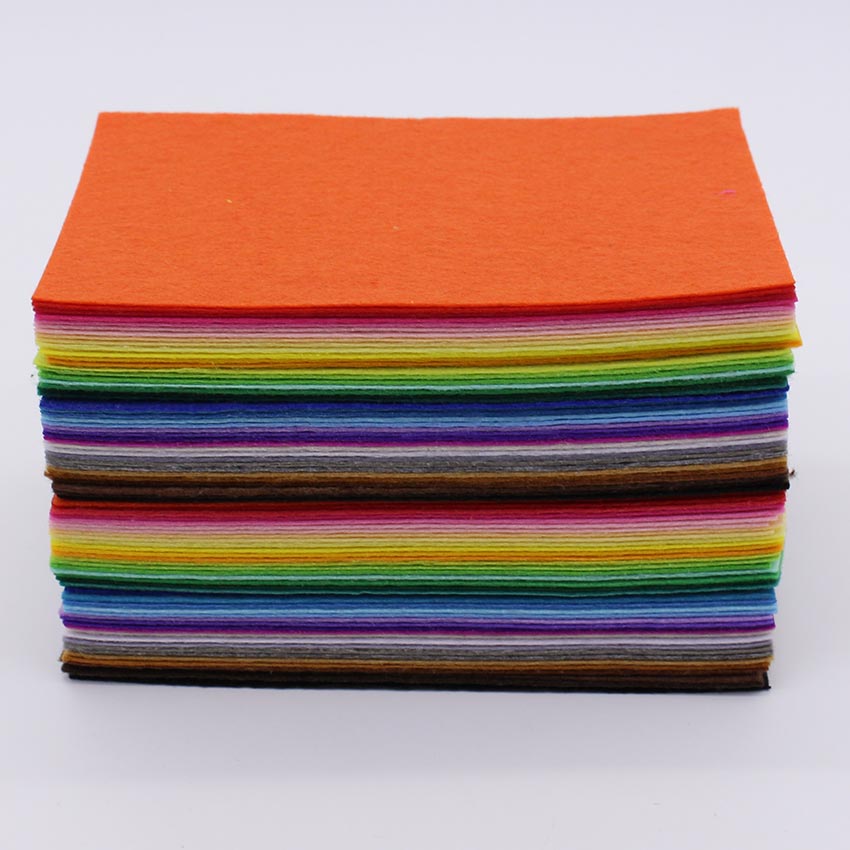 80 Stks/partij 1 Mm Vilt Stof Polyester Stof, Hand... – Vicedeal