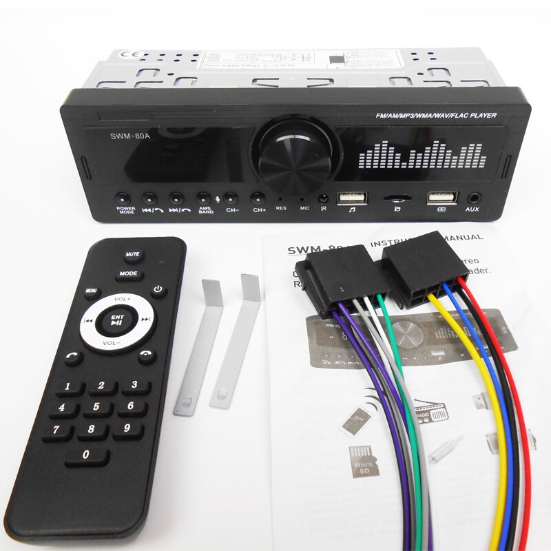 1 Din Bluetooth Car Radio USB MP3 Audio Player AM ... – Grandado