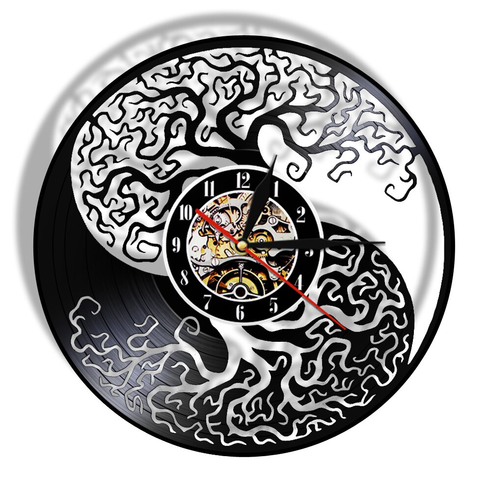 Tree Of Life Vinyl Record Wall Clocks Battery Oper... – Grandado
