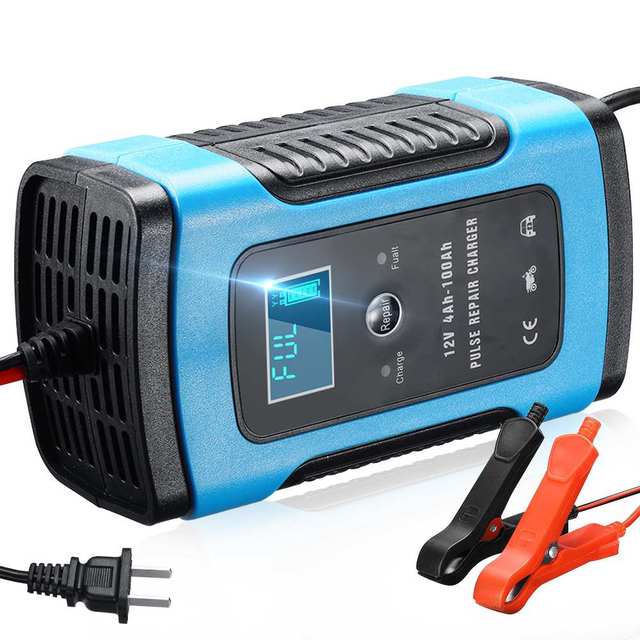 12/24V 6A Auto Batterij Oplader Touch Screen Pulse... – Vicedeal