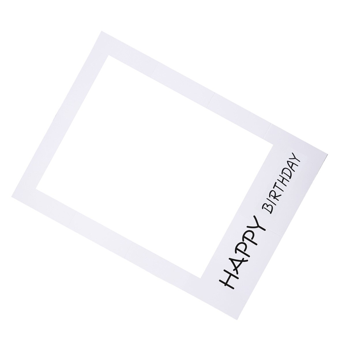 DIY Paper Picture Frame Cutouts Photo Booth Props ... – Grandado