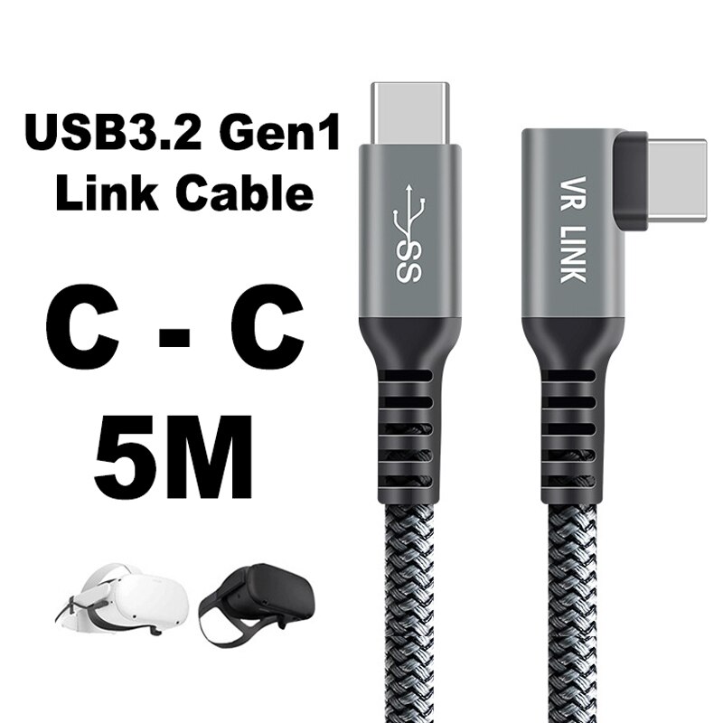 For Oculus Link Cable 5M 6M 7M USB C Fast Charging... – Vicedeal