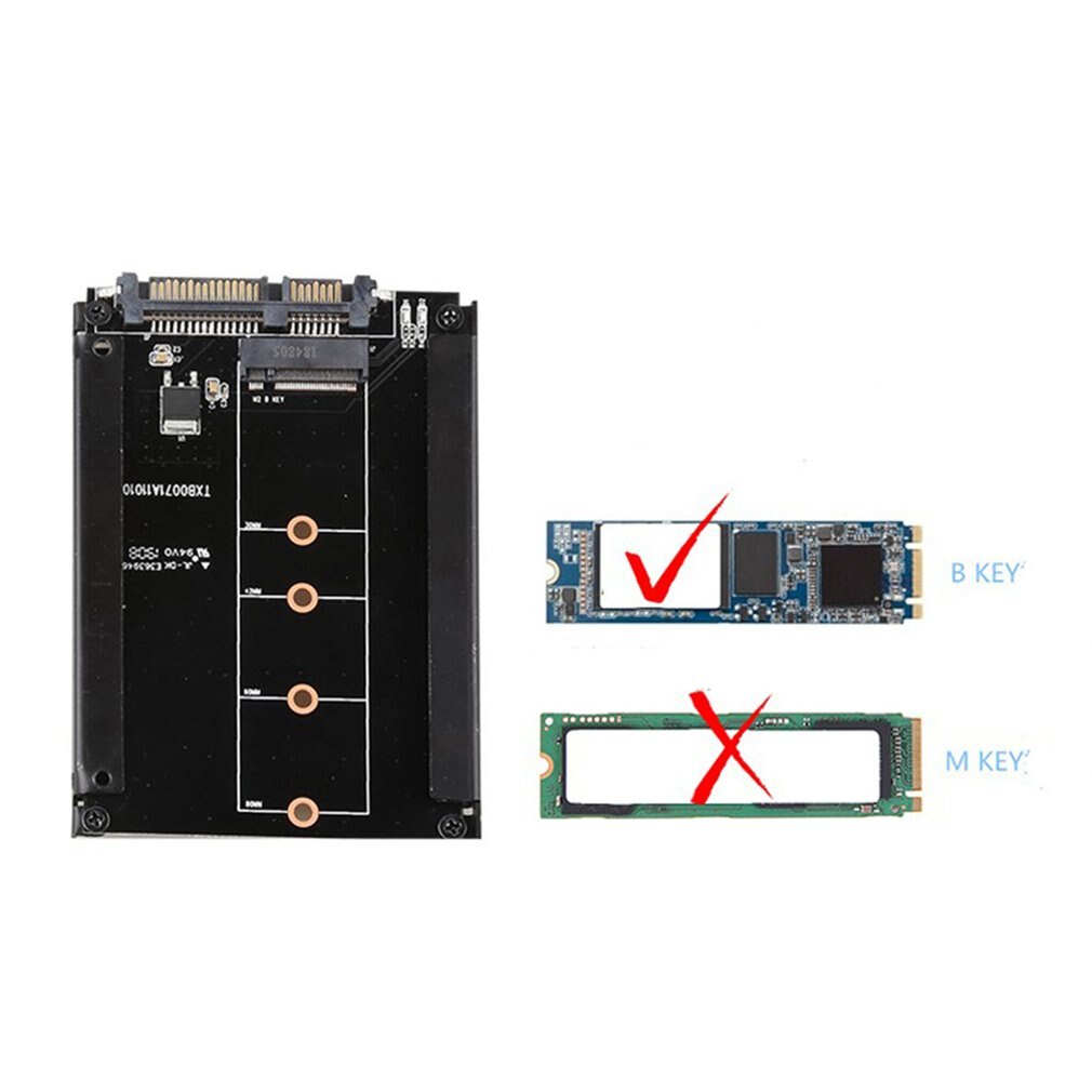 M.2 NGFF SSD To 3.0 SATA Bkey 2.5inch 22Pin 6Gbps/... – Grandado