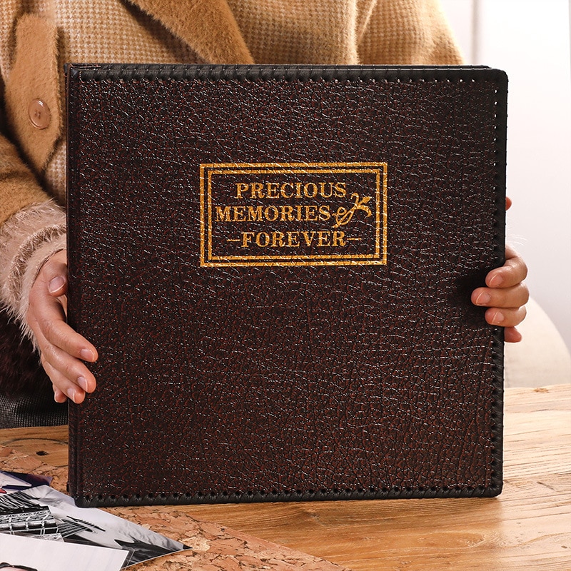 Large 12 Inch PU Leather Album Retro Manual DIY St... – Grandado