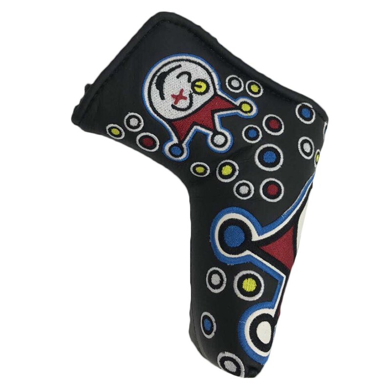 PU Golf Putter Cover Cartoon Clown Embroidery Head... – Vicedeal