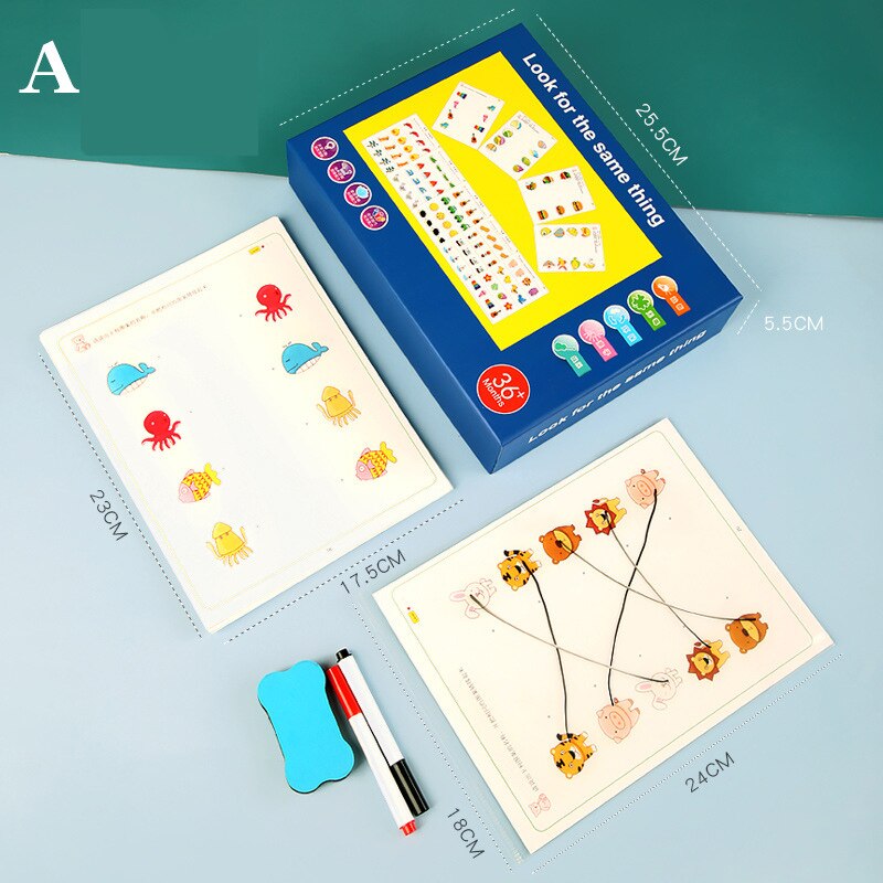 Children Drawing Connection Match Toy Observation ... – Grandado