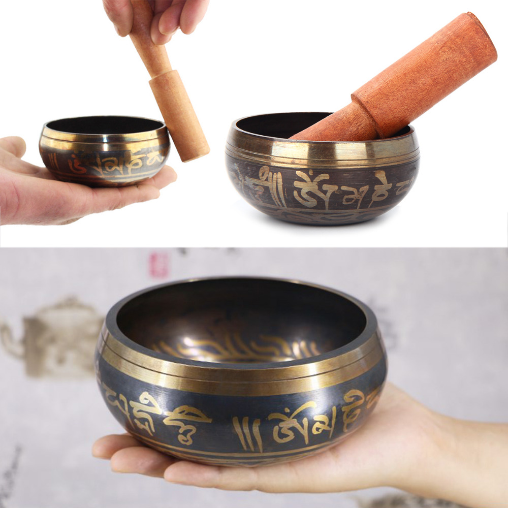 Nepal handmade Buddha Tibet bowl bowl ritual music... – Grandado