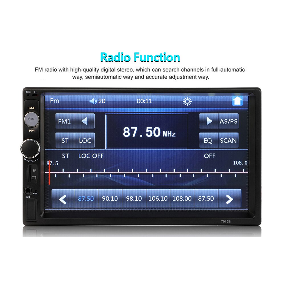 2 Din Stereo Receiver 2din Car Radio Autoradio 7-i... – Grandado