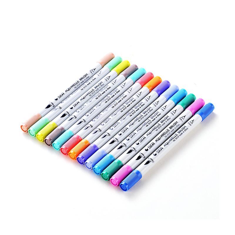 1Pcs STA Water Soluble Marker Pen 80 Colors Double... – Grandado