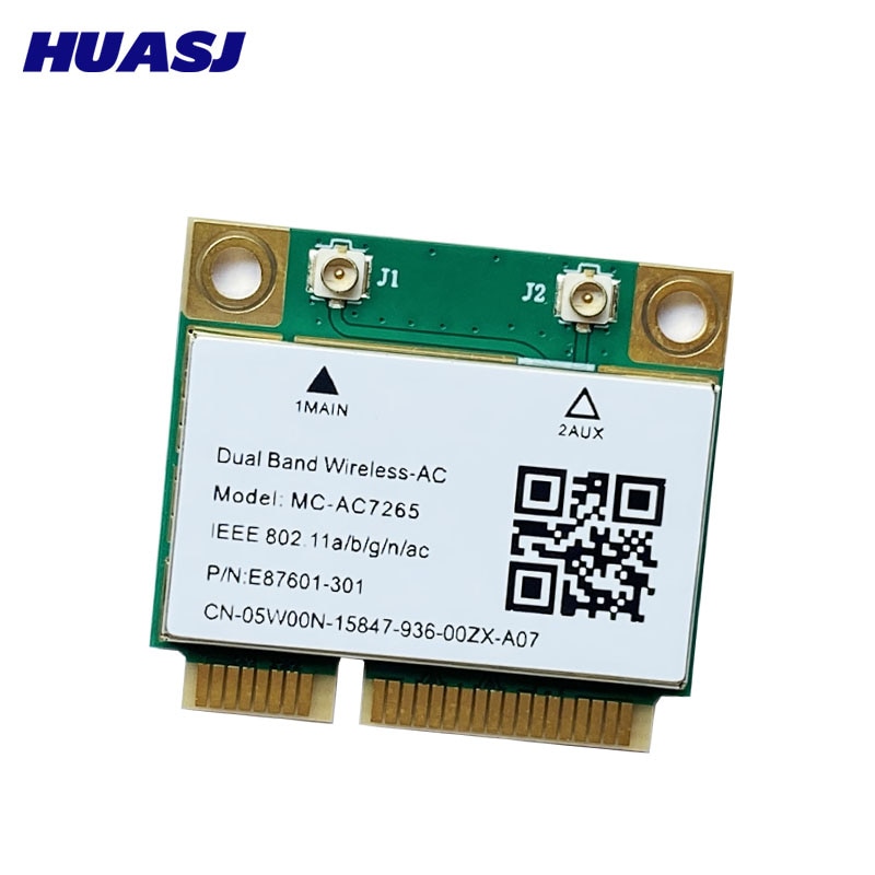 Huasj MC-AC 7265 de banda Dual mini PC-E tarjeta W... – Grandado