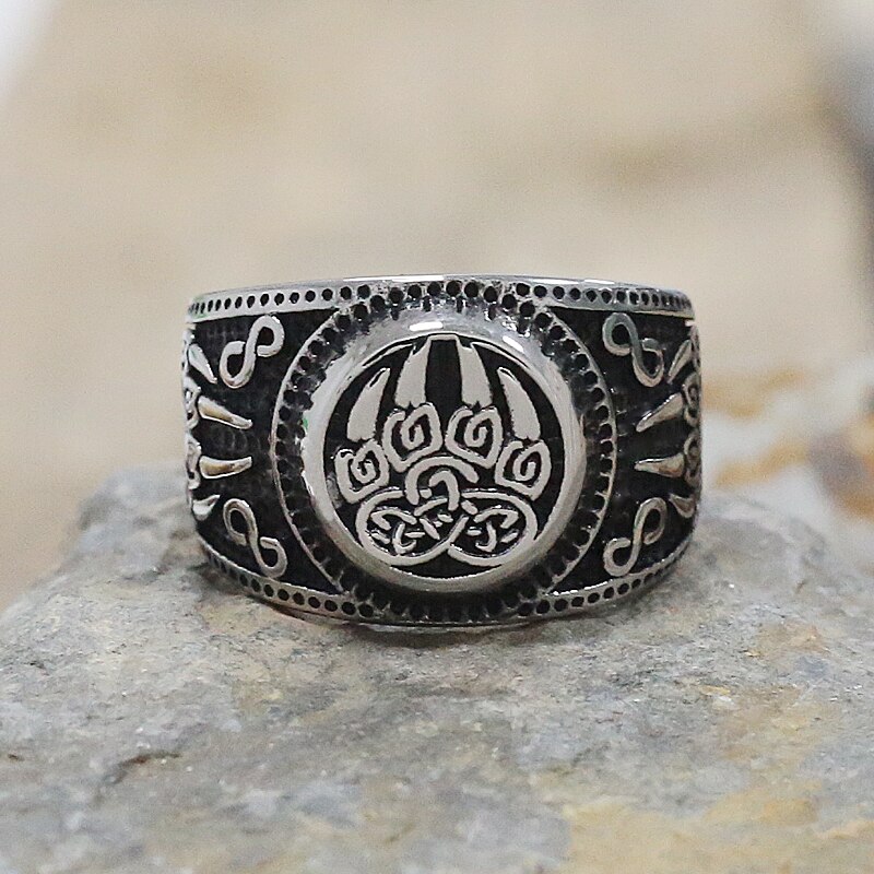 Einzigartige Viking Bär Klaue Ring Männer der Celt... – Vicedeal