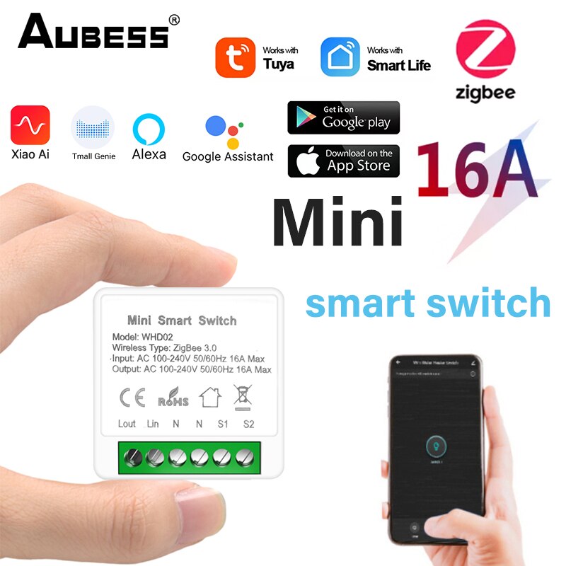 16A Tuya Zigbee Mini Wifi Smart Switch Ondersteuni... – Grandado