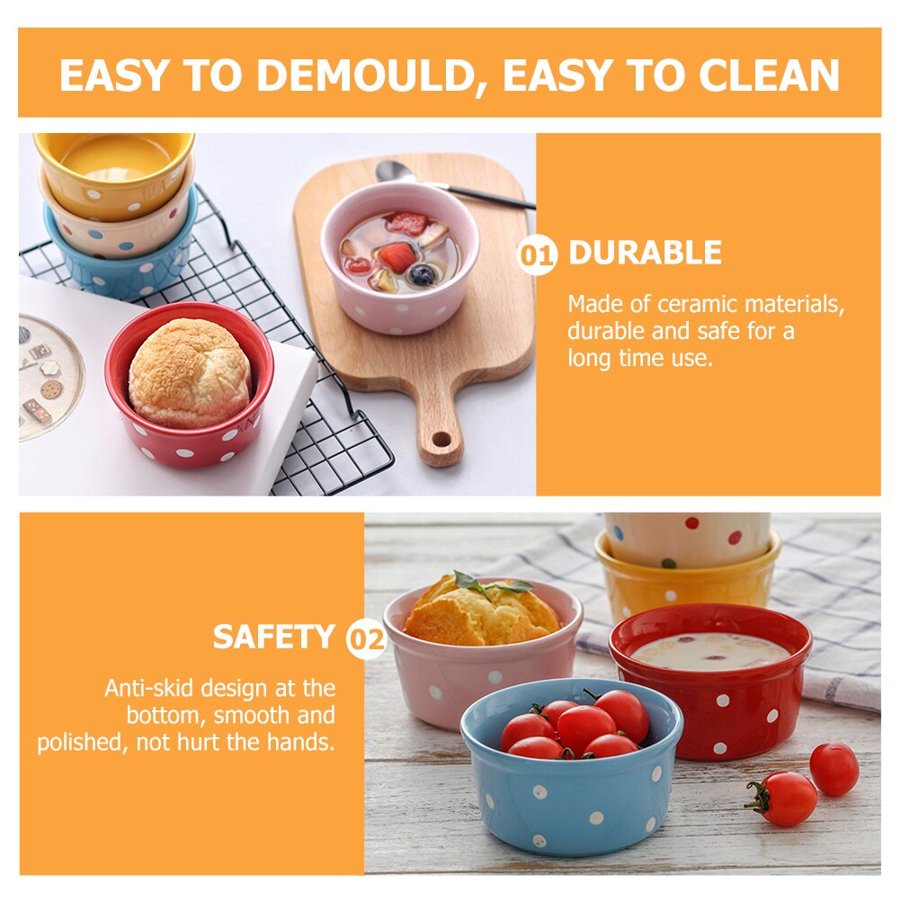 4pcs Pudding Baking Cups Cake Cups Pudding Baking ... – Grandado