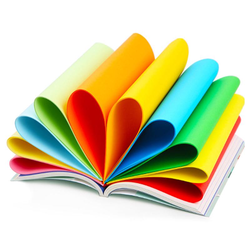 50 Sheets A4 Colorful Folding Paper DIY Handcraft ... – Grandado