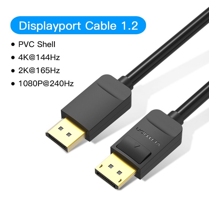 Vention Displayport 1.4 Cable DP to DP Cable Compu... – Vicedeal